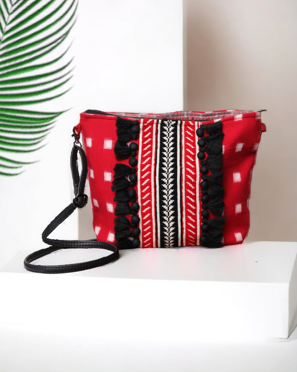 Boho Ikat Crossbody Bag